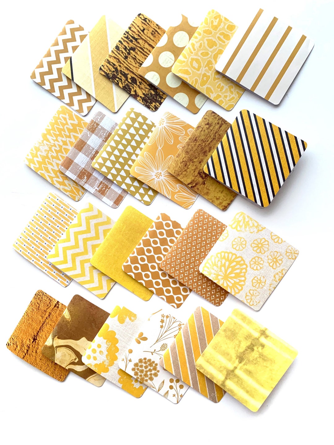 Gold Mini Cards, Cards for Gifts, Shipping Materials, Cute Note Cards ...