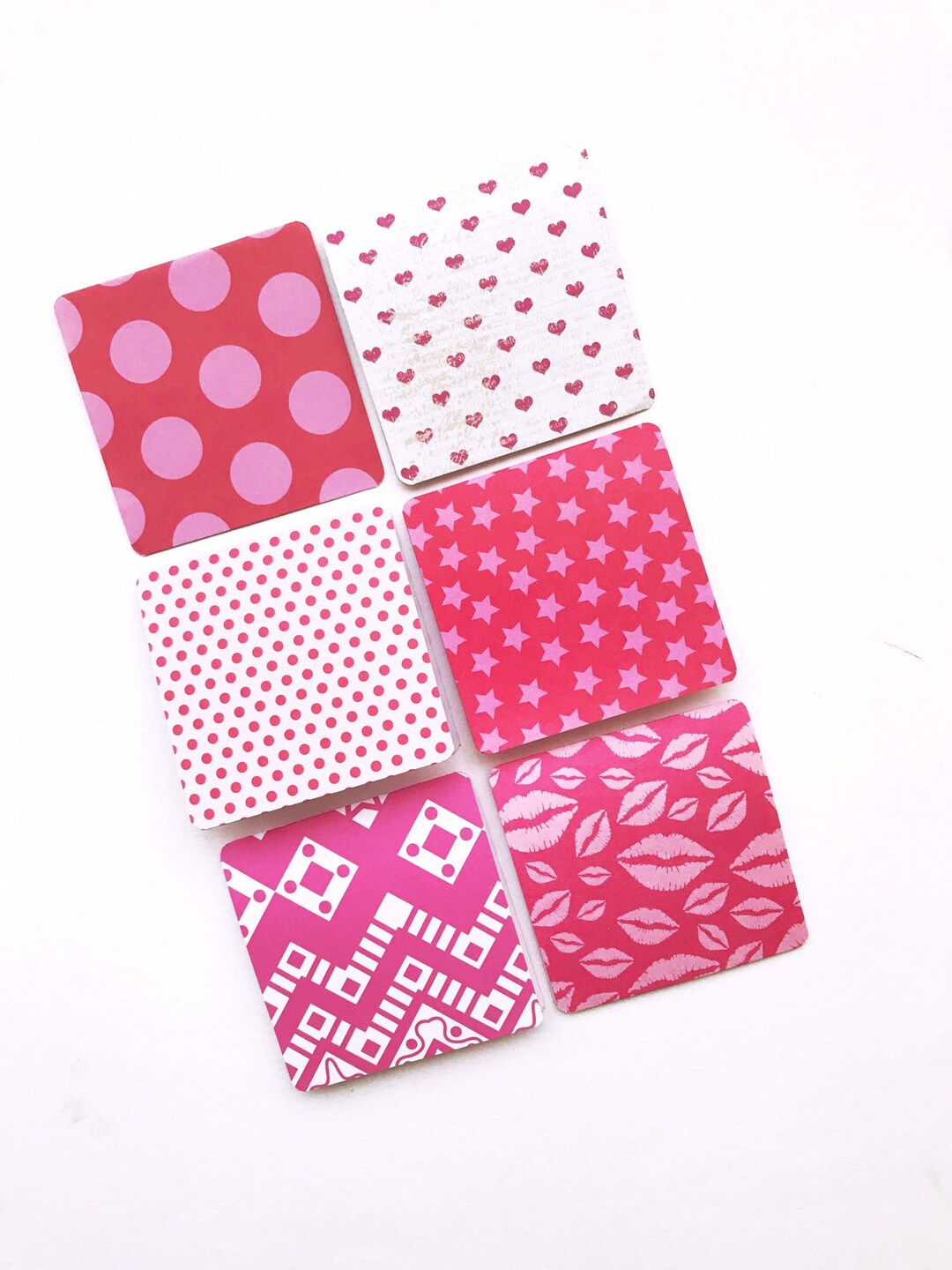 Pink Mini Cards, Cards for Gifts, Shipping Materials, Cute Pink Note ...