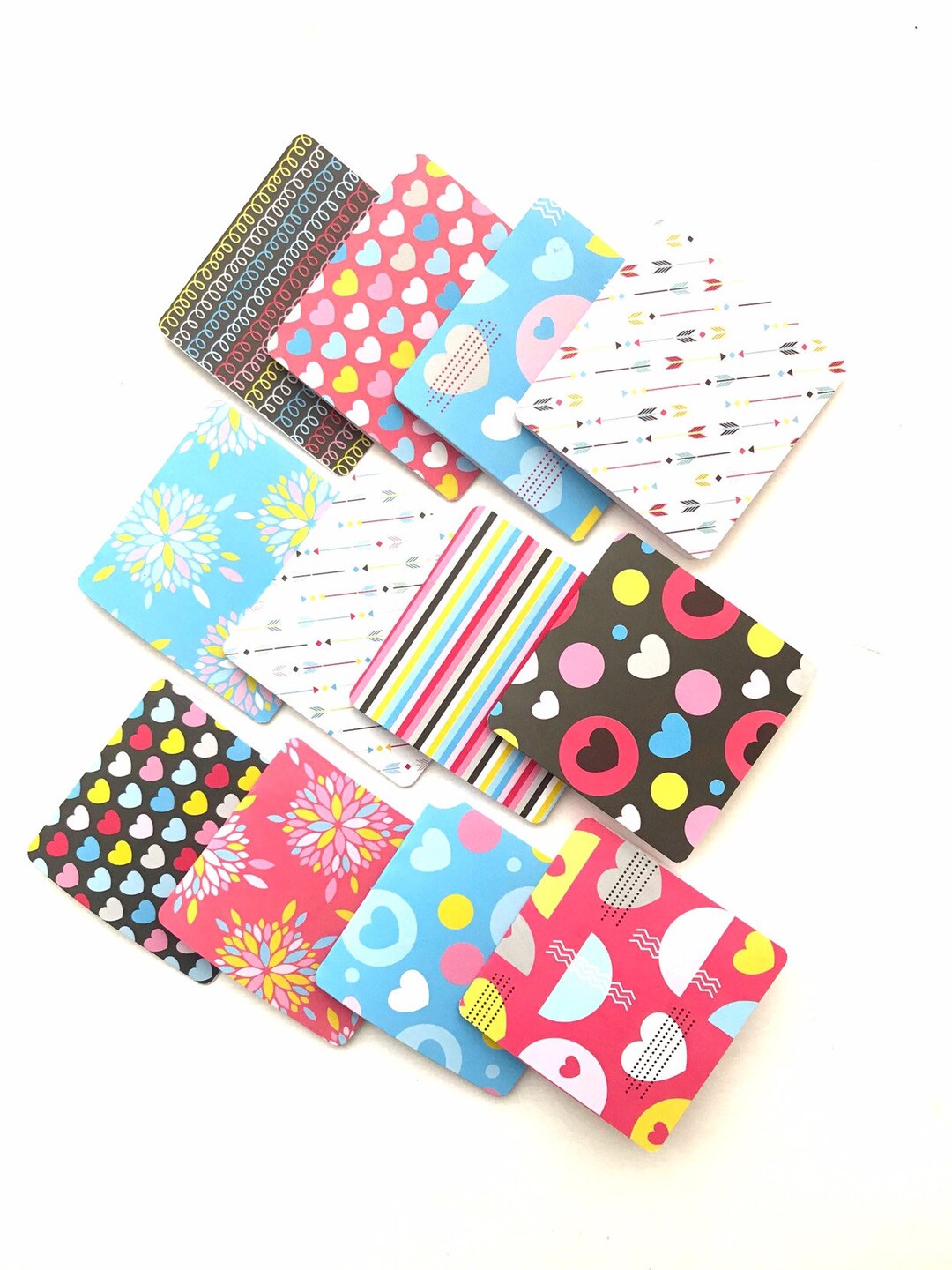 Pink Mini Cards, Cards for Gifts, Shipping Materials, Cute Pink Note ...