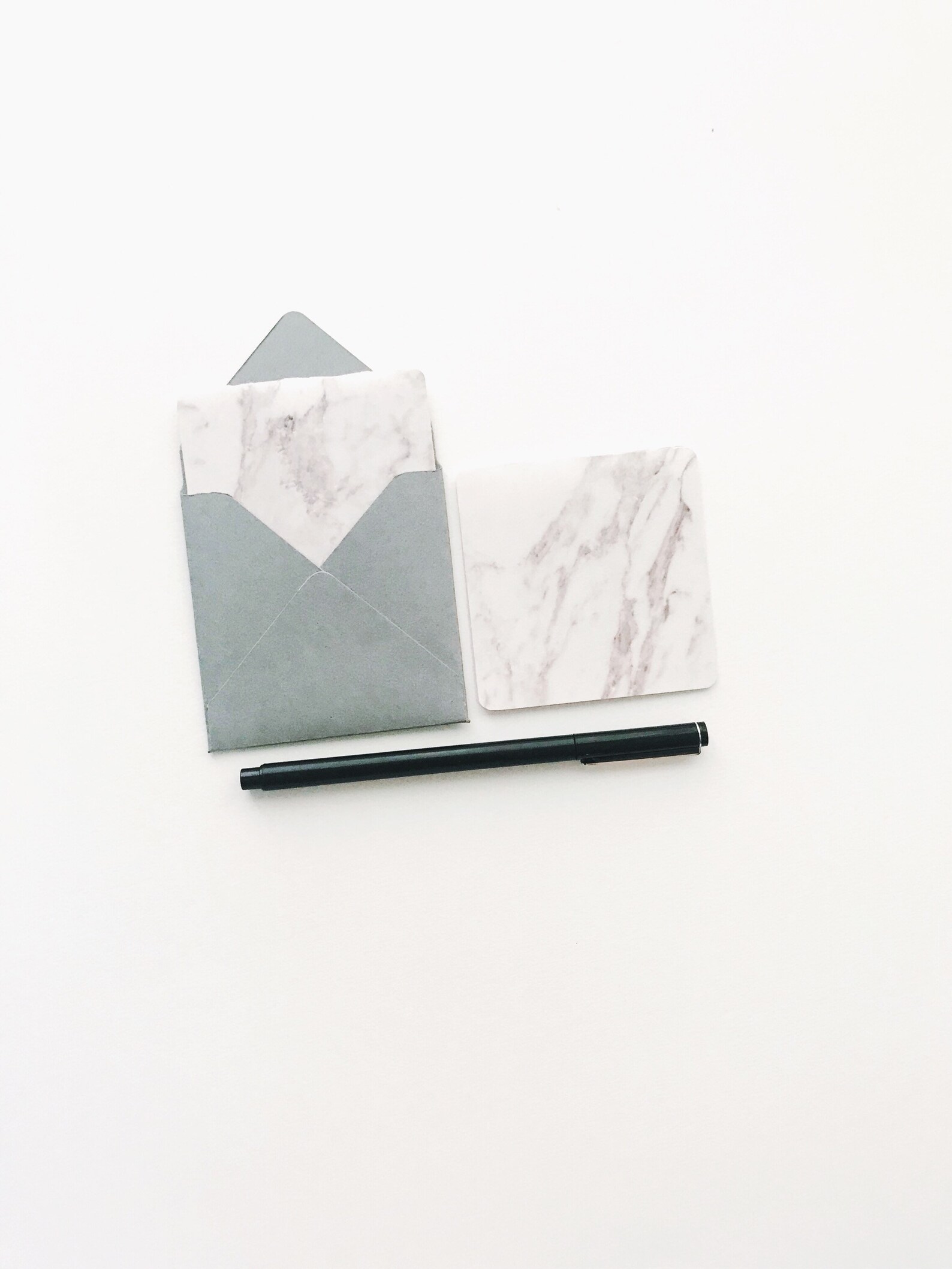 Marble Mini Cards Stationery Cards Marble Gift Tags Cute - Etsy