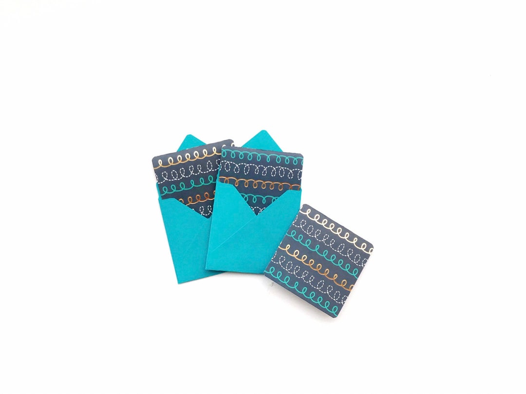 Mini Cards With Envelopes, Polka Dot Cards, Cards With Envelopes, Small ...
