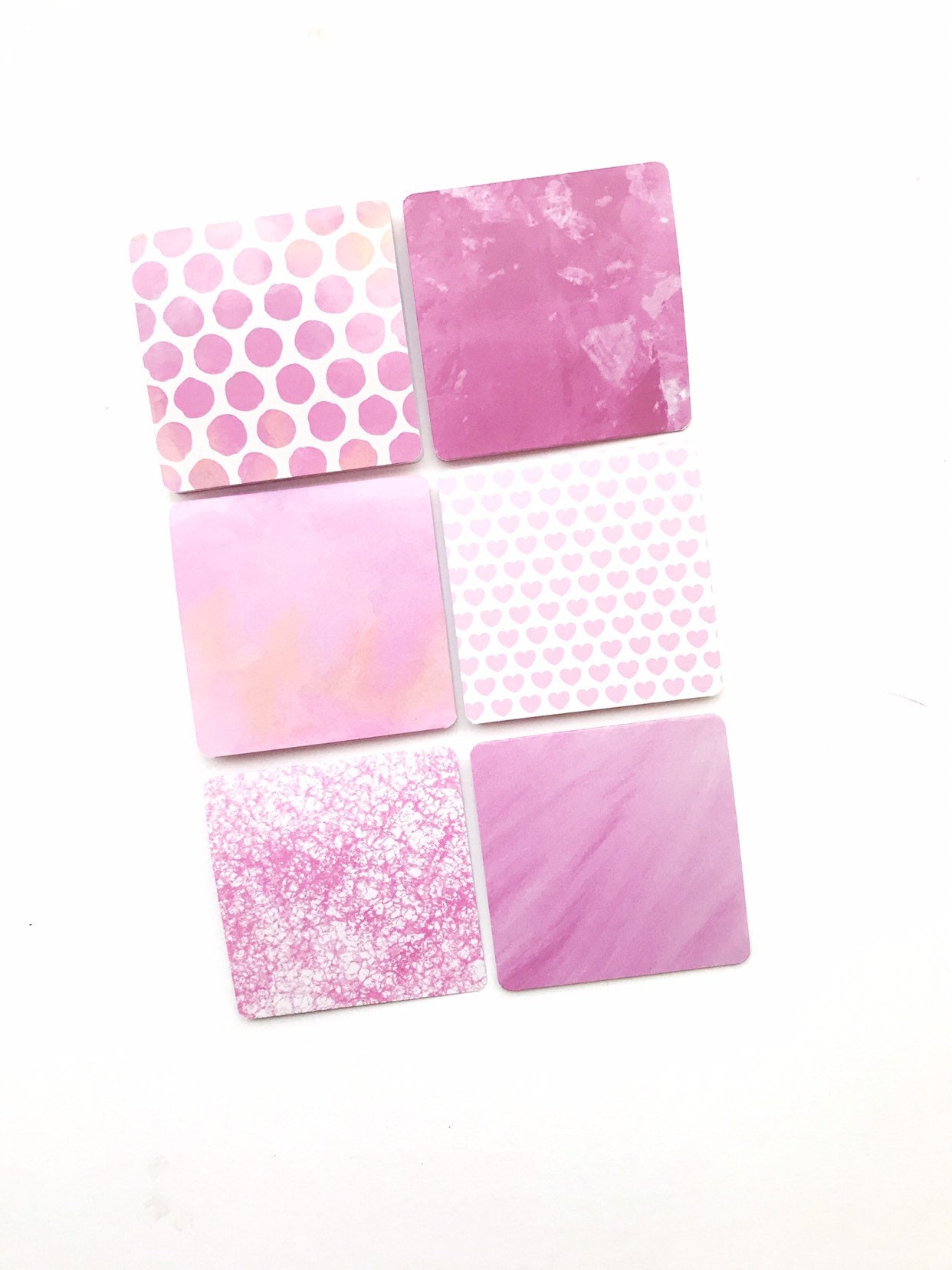 Pink Mini Cards Cards for Gifts Shipping Materials Cute | Etsy