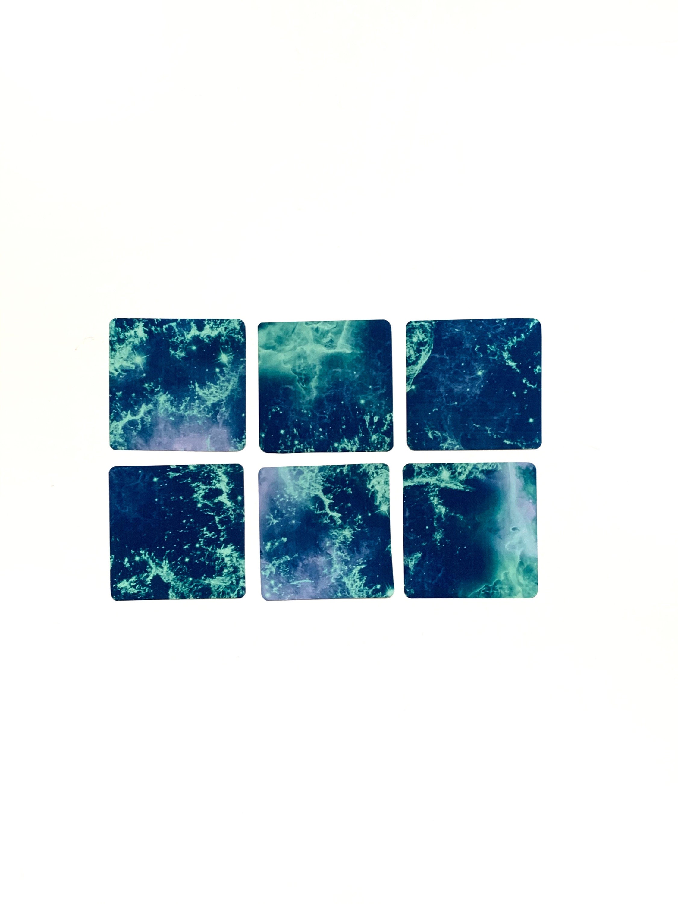 Galaxy Mini Note Cards, Cute Space Theme Gift, Blank Note Cards, Galaxy ...