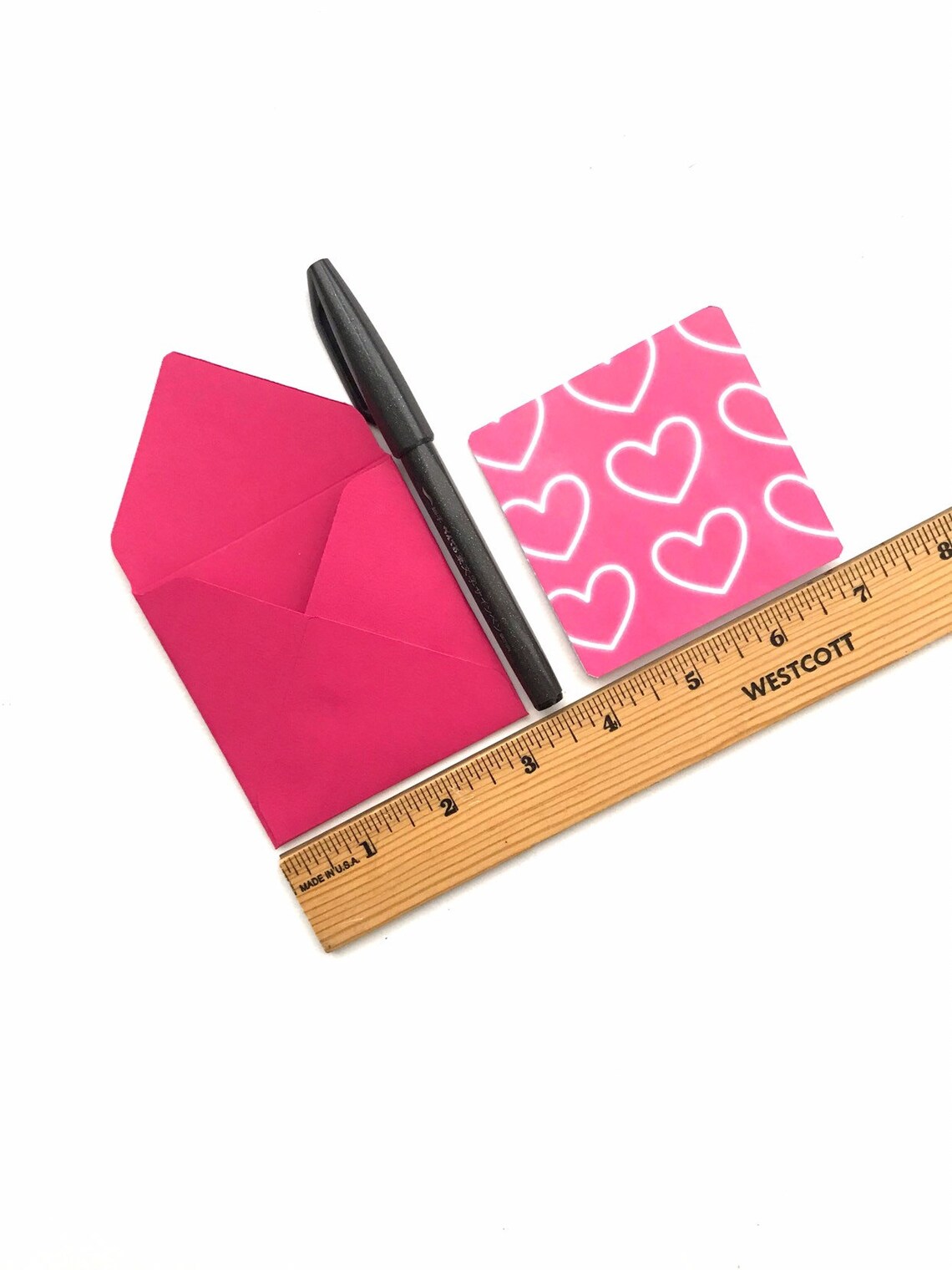 Mini love notes valentine cards tiny envelopes small note | Etsy