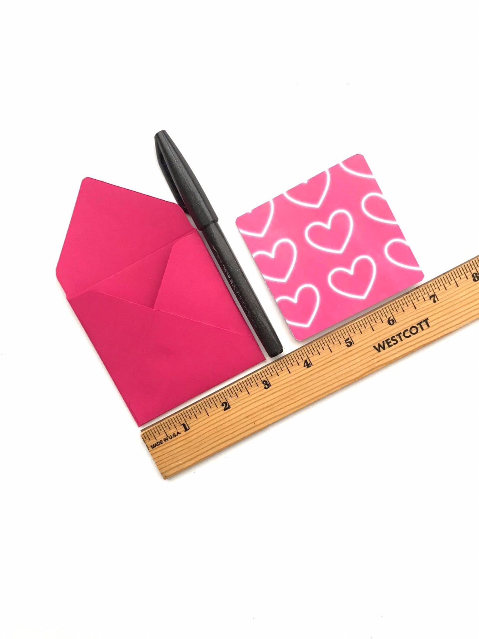 Mini love notes valentine cards tiny envelopes small note | Etsy