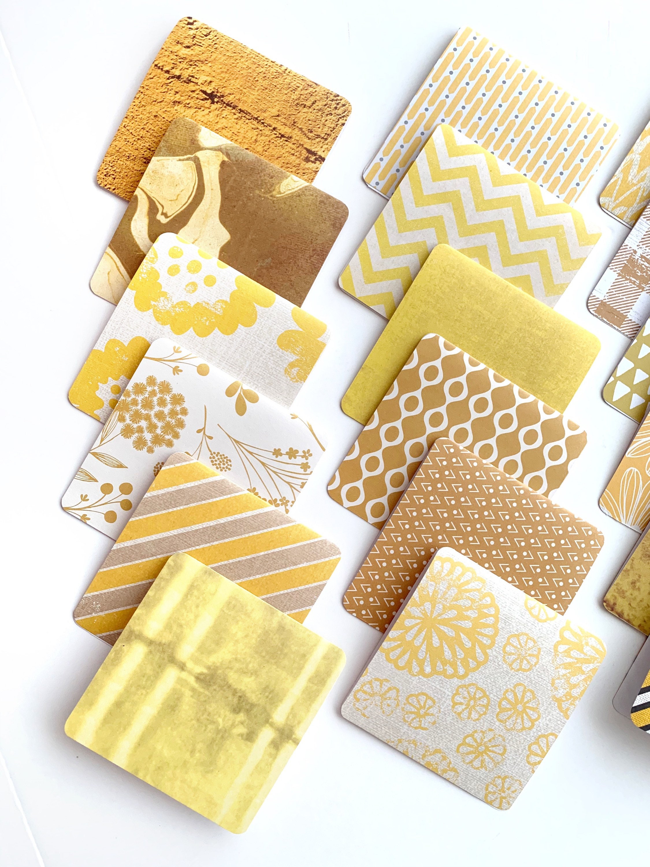 Gold Mini Cards Cards for Gifts Shipping Materials Cute | Etsy