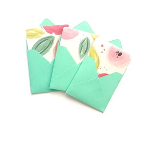 Mini Cards With Envelopes, Tiny Note Cards, Small Envelopes for Gift ...