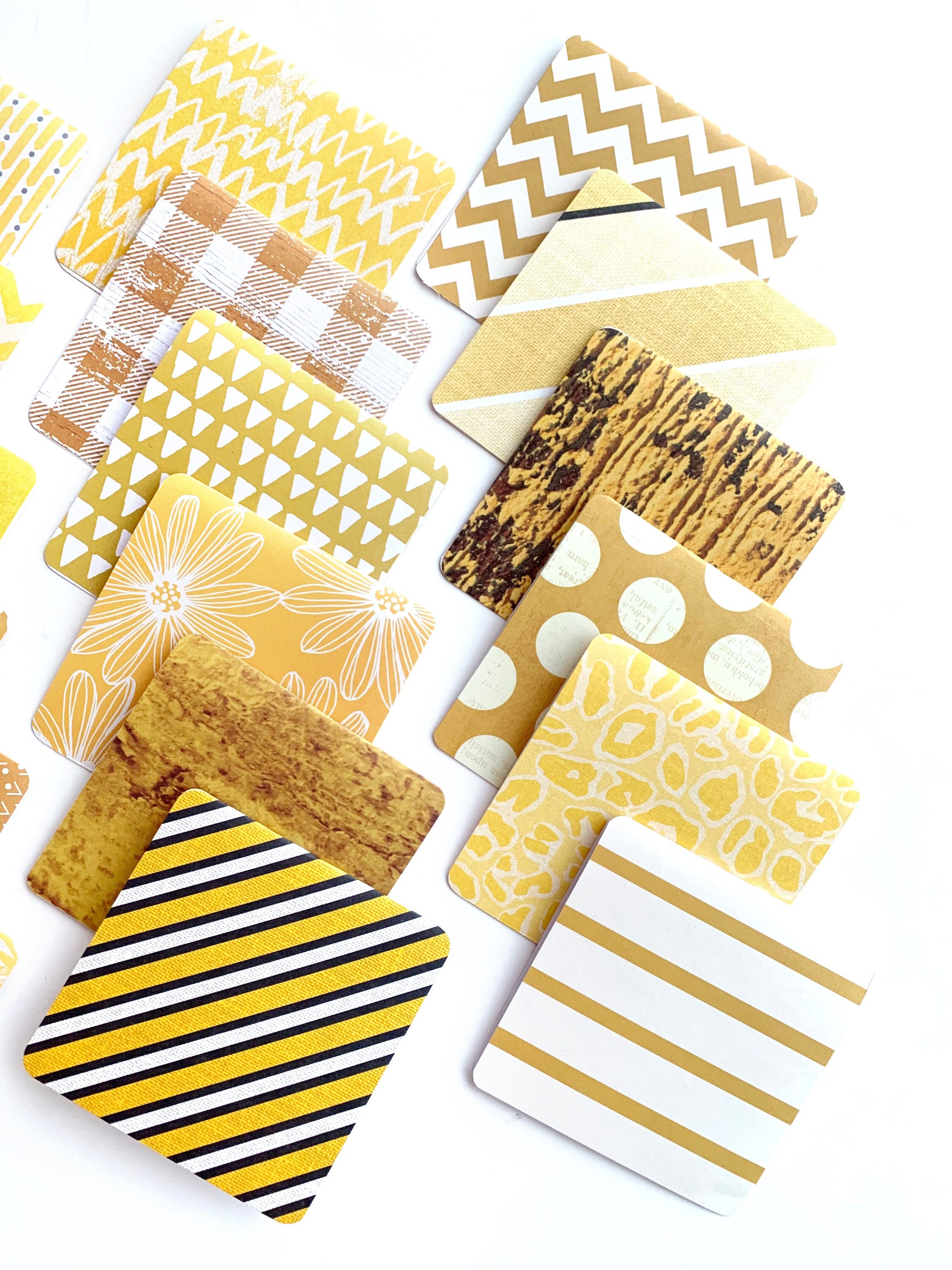 Gold Mini Cards Cards for Gifts Shipping Materials Cute | Etsy