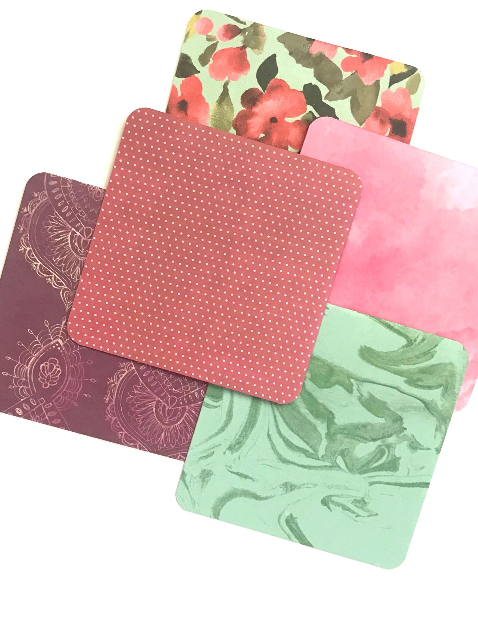 5x5 Blank Note Card Square Stationery Just Because Card | Etsy