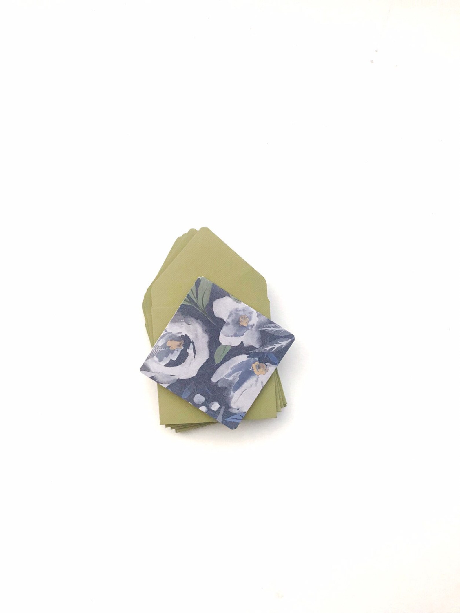 Cute Floral Cards Blank Mini Cards Small Stationery Cards - Etsy