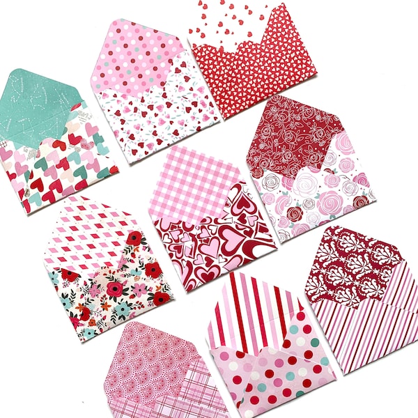 Mini Valentine Cards - Etsy