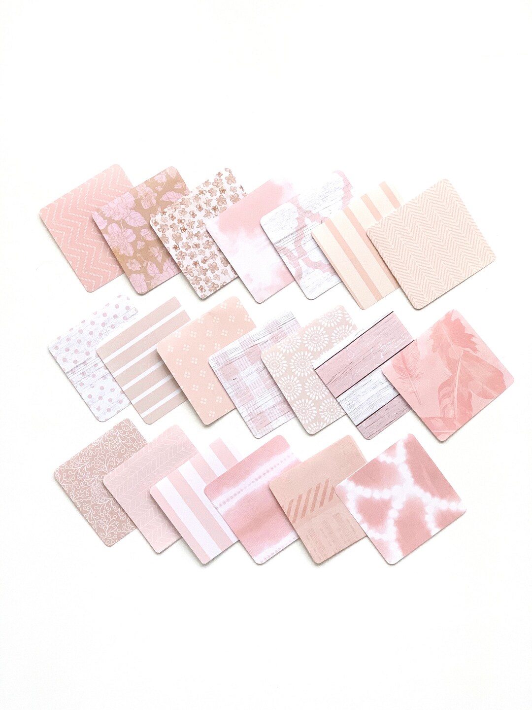 Blush Mini Cards, Cards for Gifts, Shipping Materials, Cute Note Cards ...