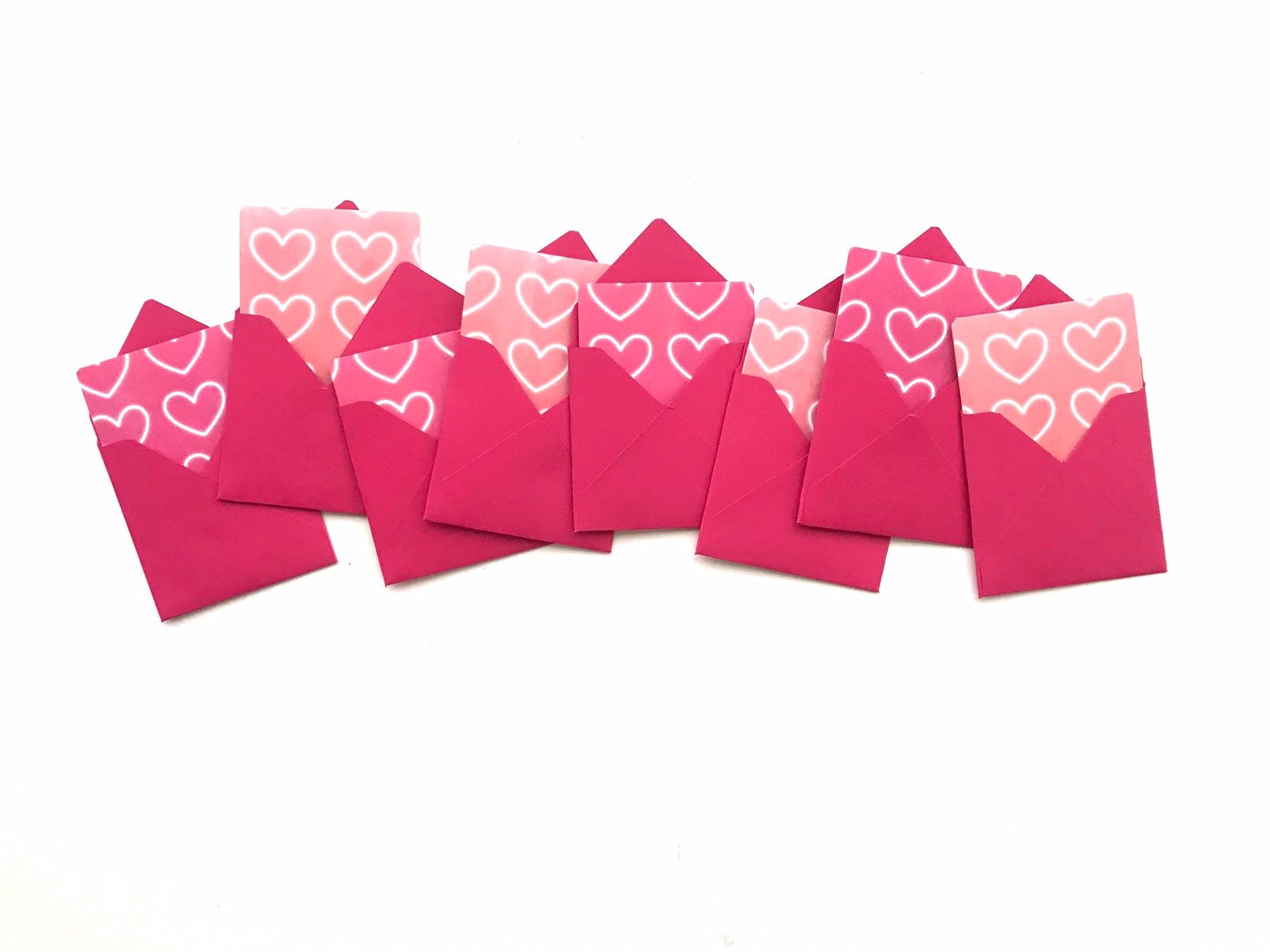 Mini notas de amor tarjetas de San Valentín sobres - Etsy España