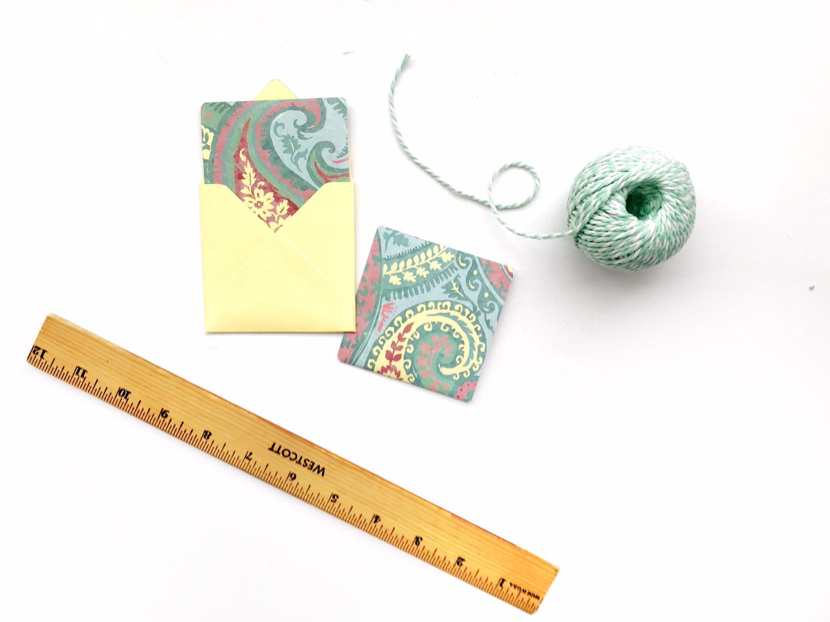 Cards for Gift Boxes Cute Little Note Cards Blank Patterned - Etsy