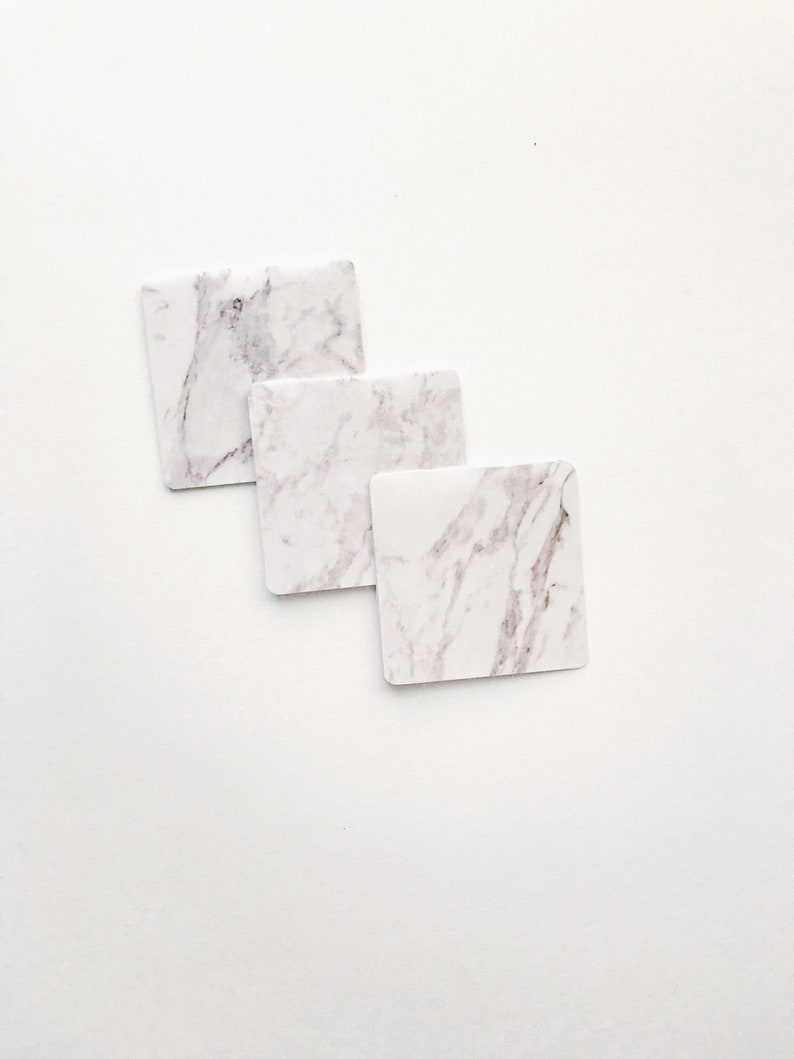 Marble Mini Cards Stationery Cards Marble Gift Tags Cute - Etsy