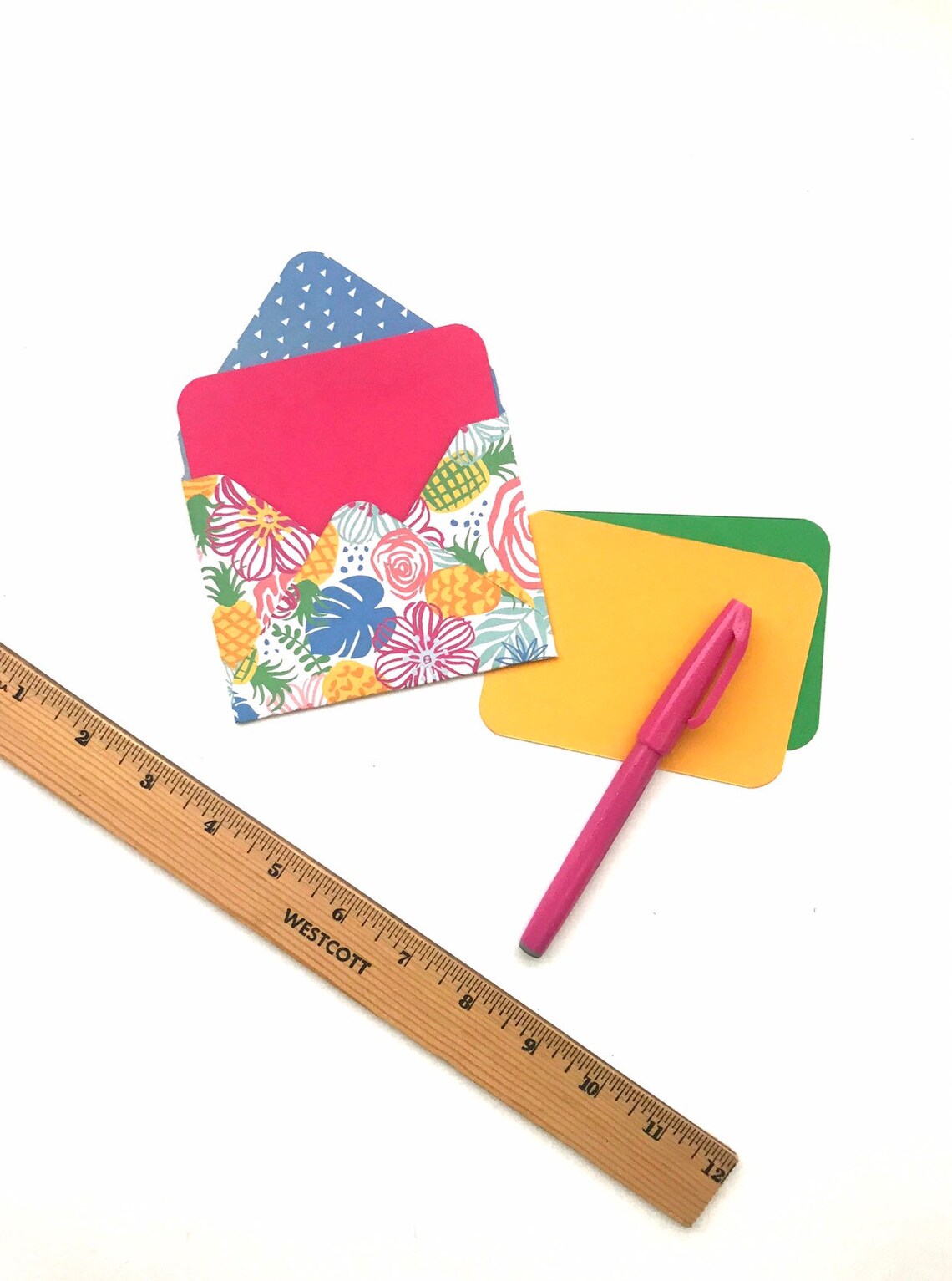 Flat Card Stationery Mini Envelopes Blank Note Cards Mini - Etsy