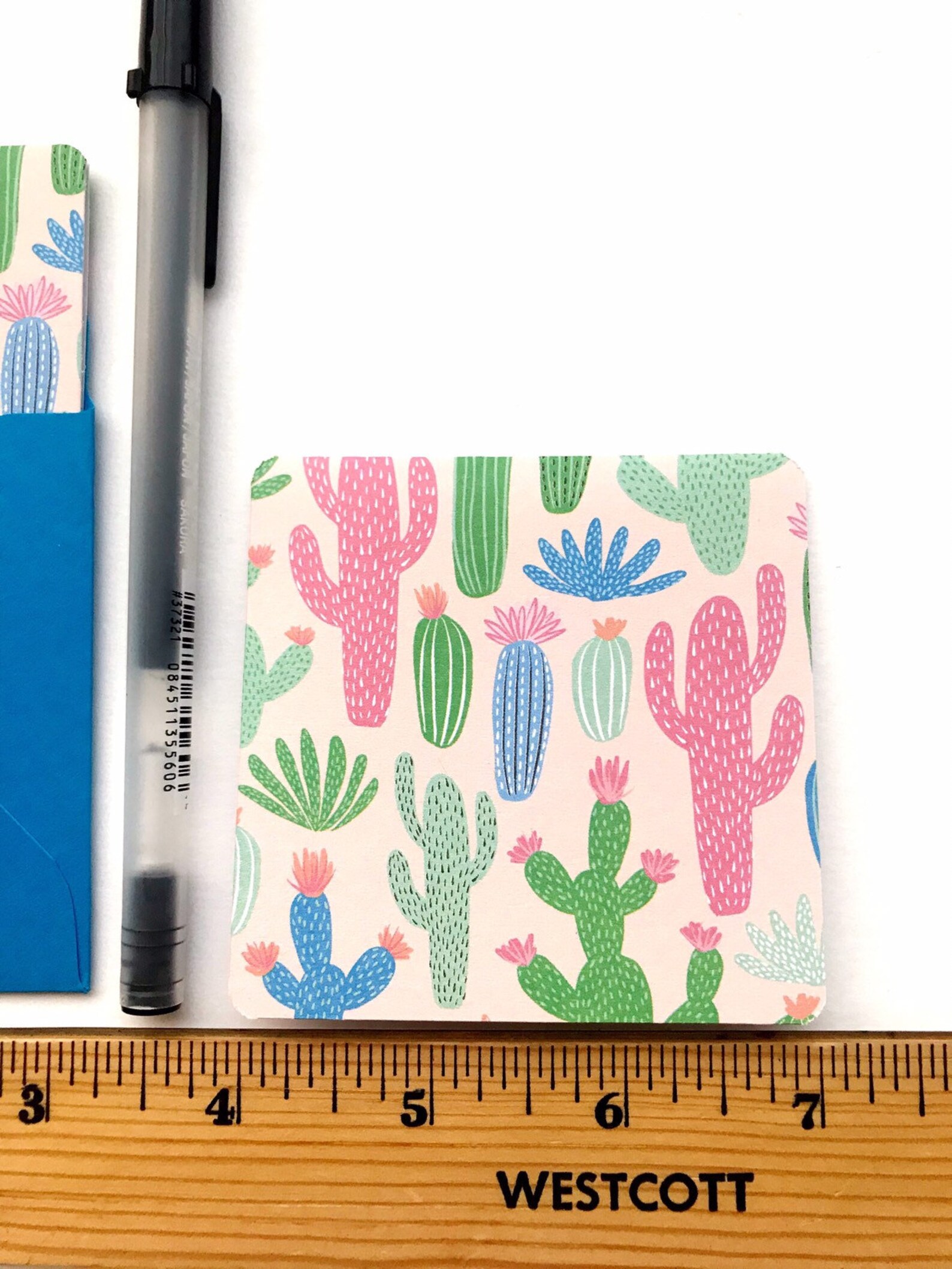 Cactus Mini Cards Tiny Cactus Cards Cactus Gift Wrap Cute - Etsy