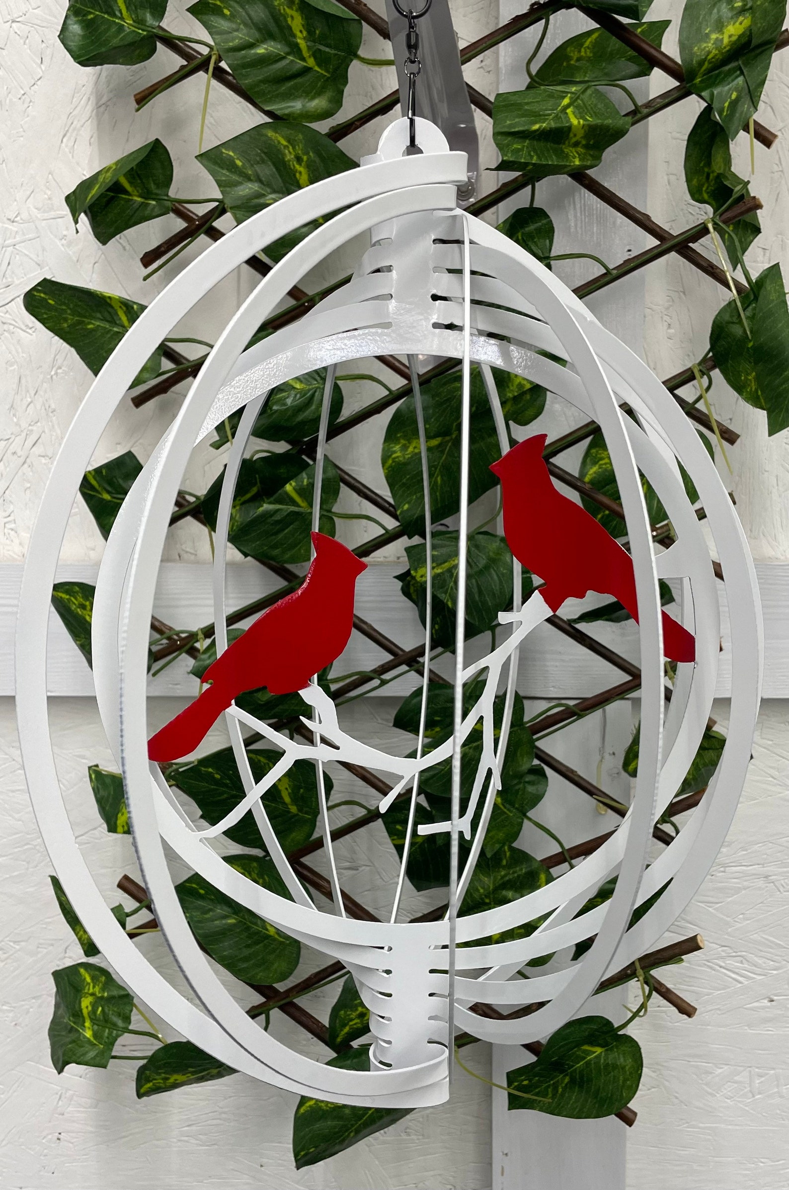 Dual Red Cardinal Wind Spinner V2 - Etsy