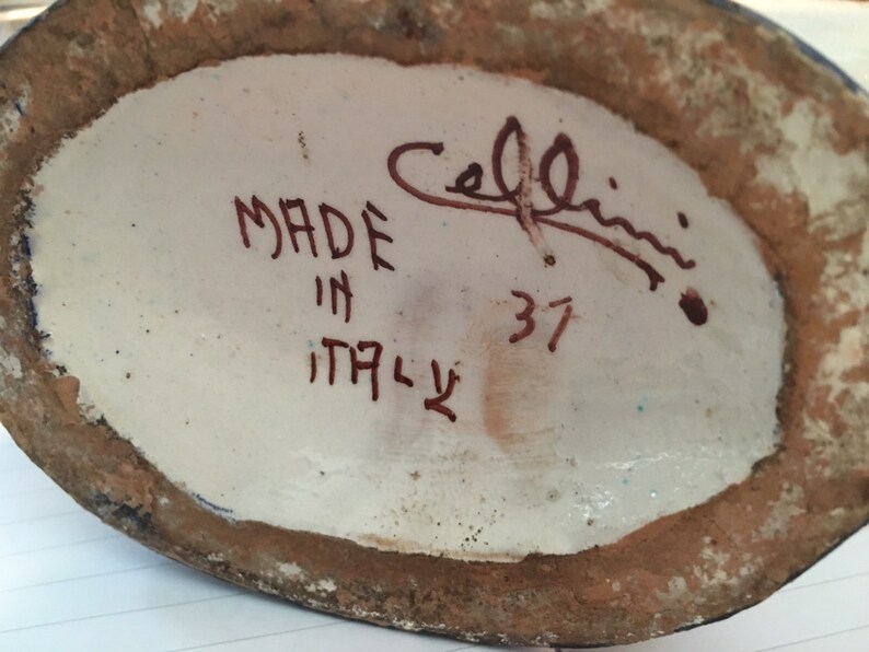 Cellini Italian Artist Floral Vases - Etsy