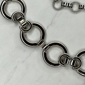 Soho Design Vintage Horsebit Silver Tone Chain Link Belt OS One Size - Etsy