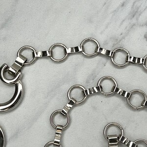 Soho Design Vintage Horsebit Silver Tone Chain Link Belt OS One Size - Etsy