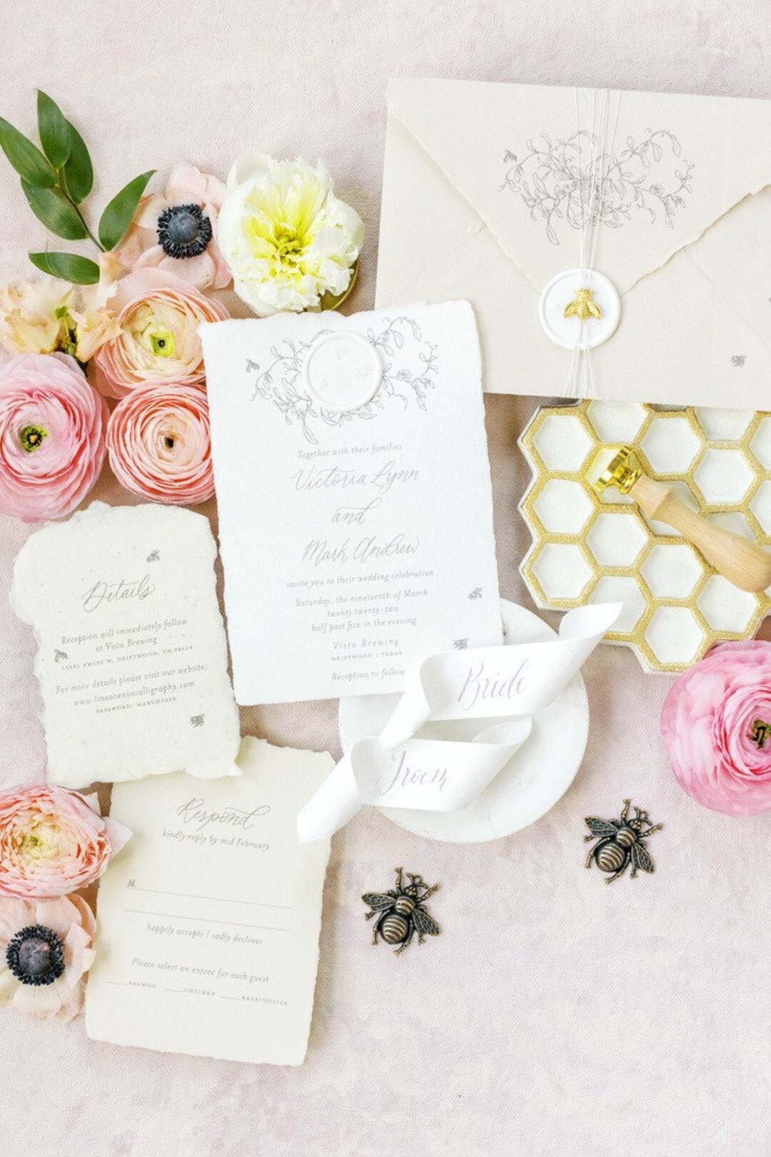 STYLED SHOOT Created Wedding Invitation Suite for Photographers or ...