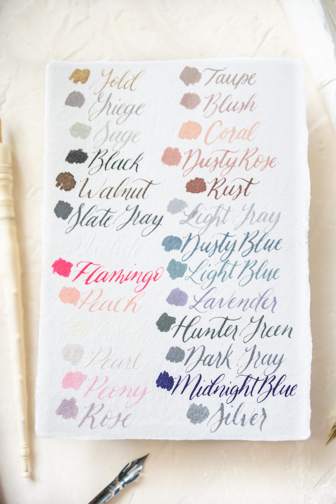 Hydrangea White or Blue Letterpressed and Die Cut Place Cards | Sets of ...