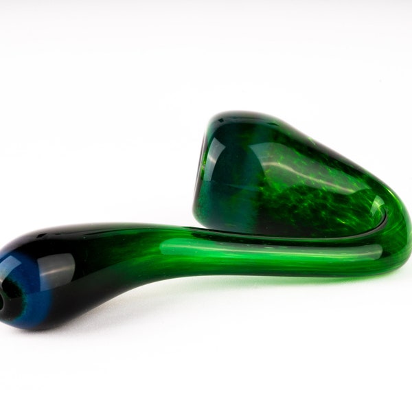Green Glass Pipe - Etsy