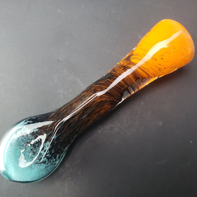 Teal & Orange Rings - Etsy