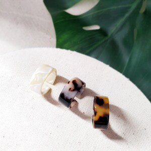 Jolie Tortoise Shell Ring, Classic Tortoise Ring, Resin Ring, Acetate ...