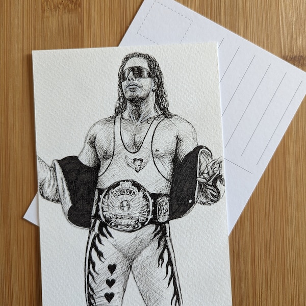 Bret Hart - Etsy