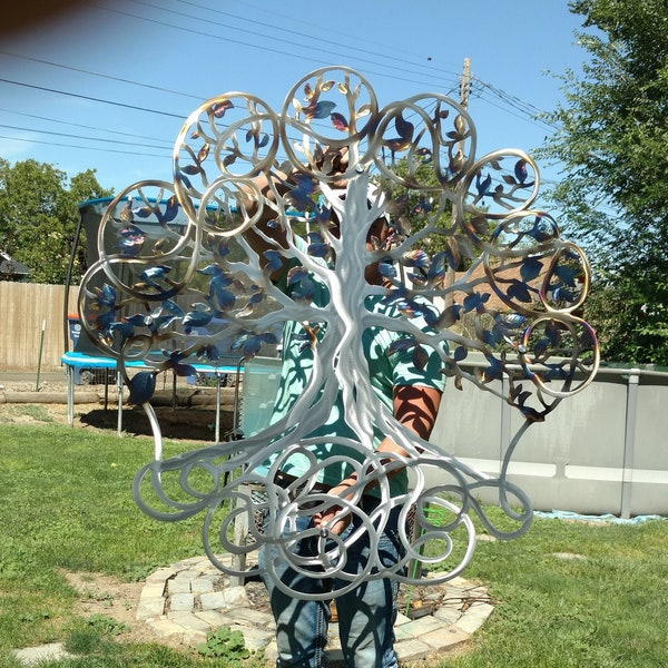 Large Outdoor Metal Wall Art - Etsy