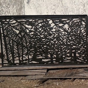 Custom Staircase Insert, ETSY Handmade Interior Design, Large Metal Art ...