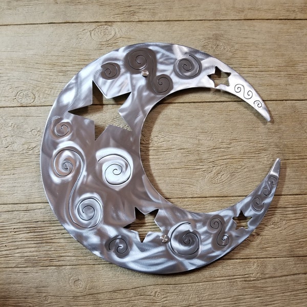 Metal Moon Wall Art - Etsy