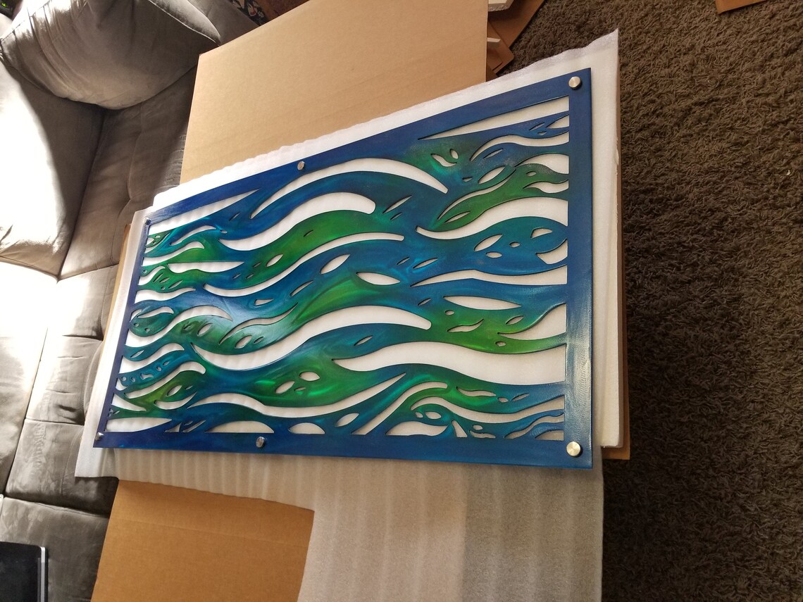 Colorful Wall Decor Large Home Decor Panel Art Interior Art - Etsy