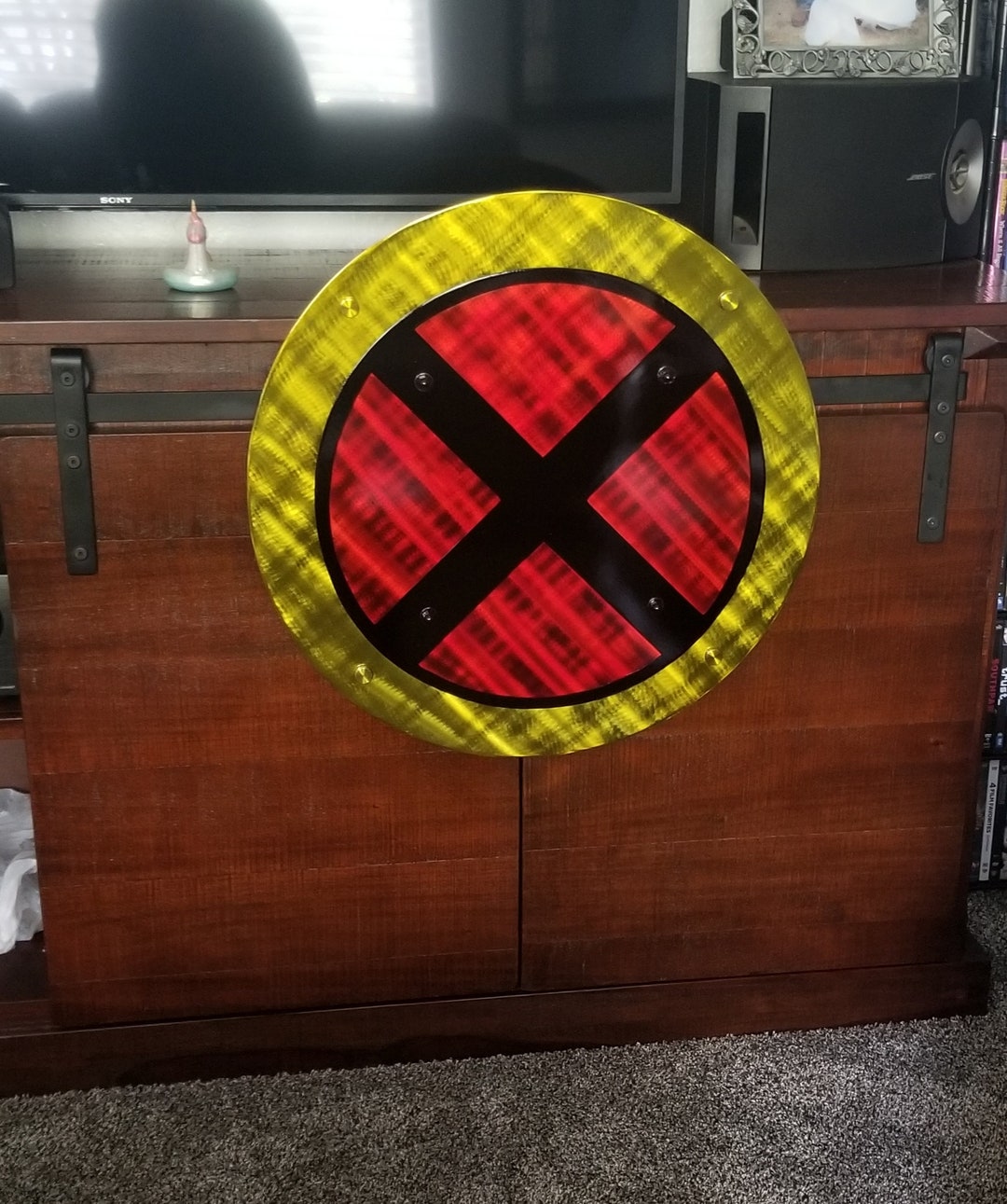Metal Art Unique Signs X Men Sign Logo 3D Sculpture Personalized Metal ...