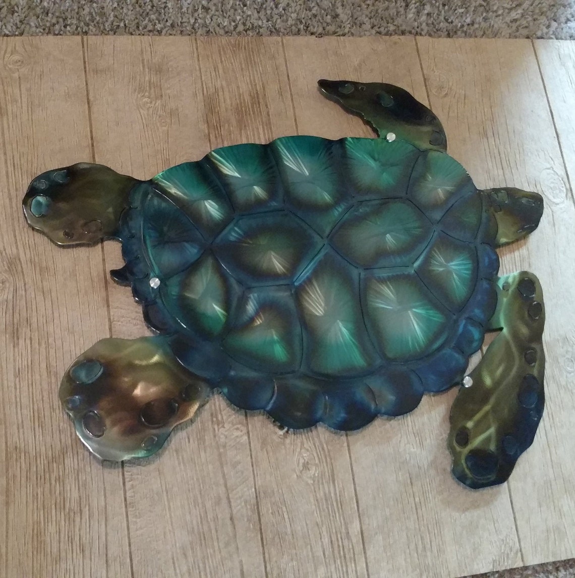 Metal Sea Turtles Wall Sculpture Plasma Cut Nautical Decor - Etsy