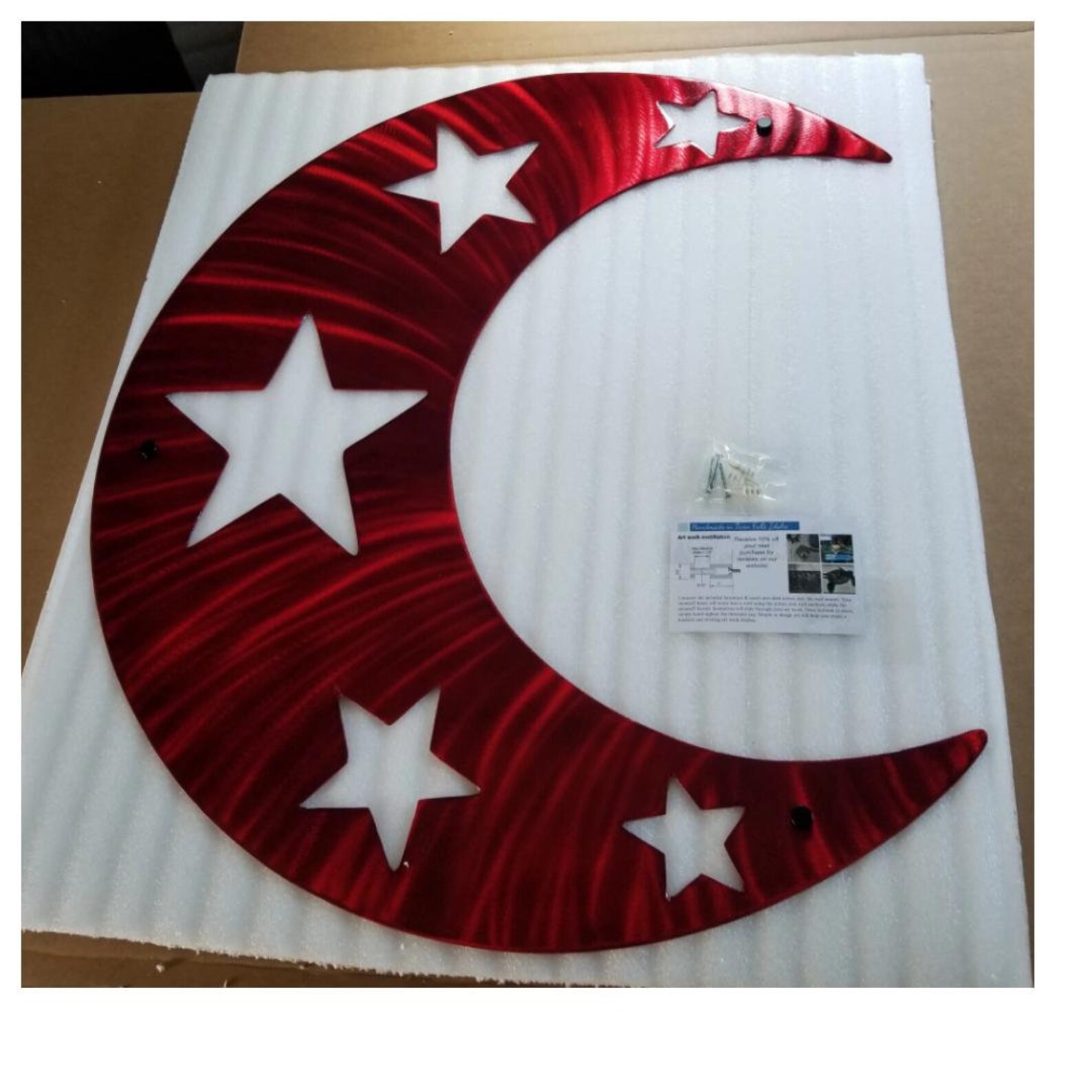 Crescent Moon Wall Decor Unique Home Decor Moon Accent Stars - Etsy