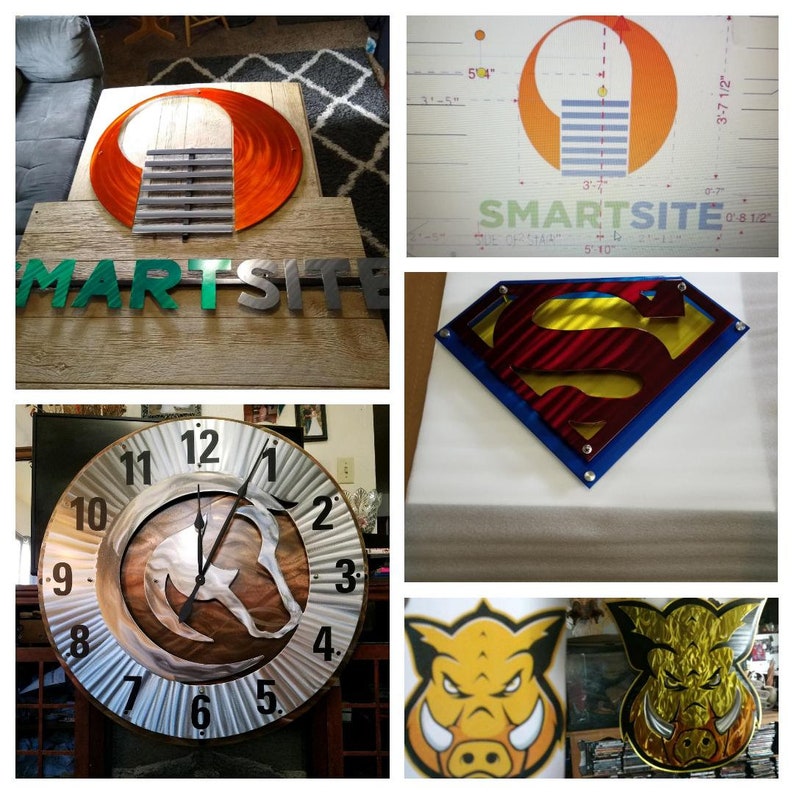 Unique Signs Custom Metal Business Signs Logo ETSY - Etsy