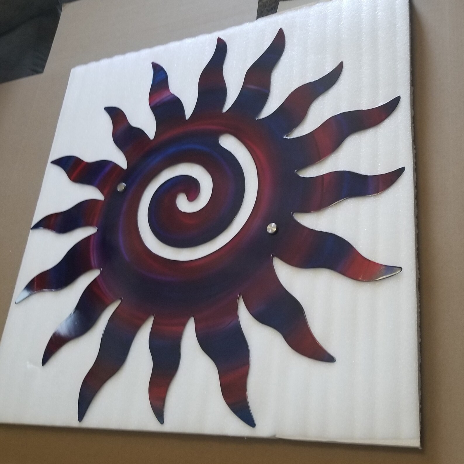 Metal Wall Art Sun Patio Decor ETSY Handmade Sun Outdoor Home | Etsy