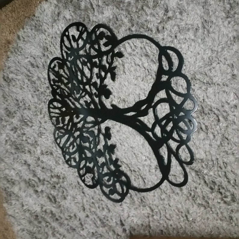 Metal Tree of Life Plasma Cut Handmade Wall Decor Metal Tree - Etsy