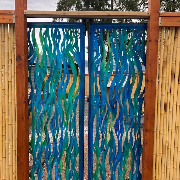 Modern Metal Gate - Etsy