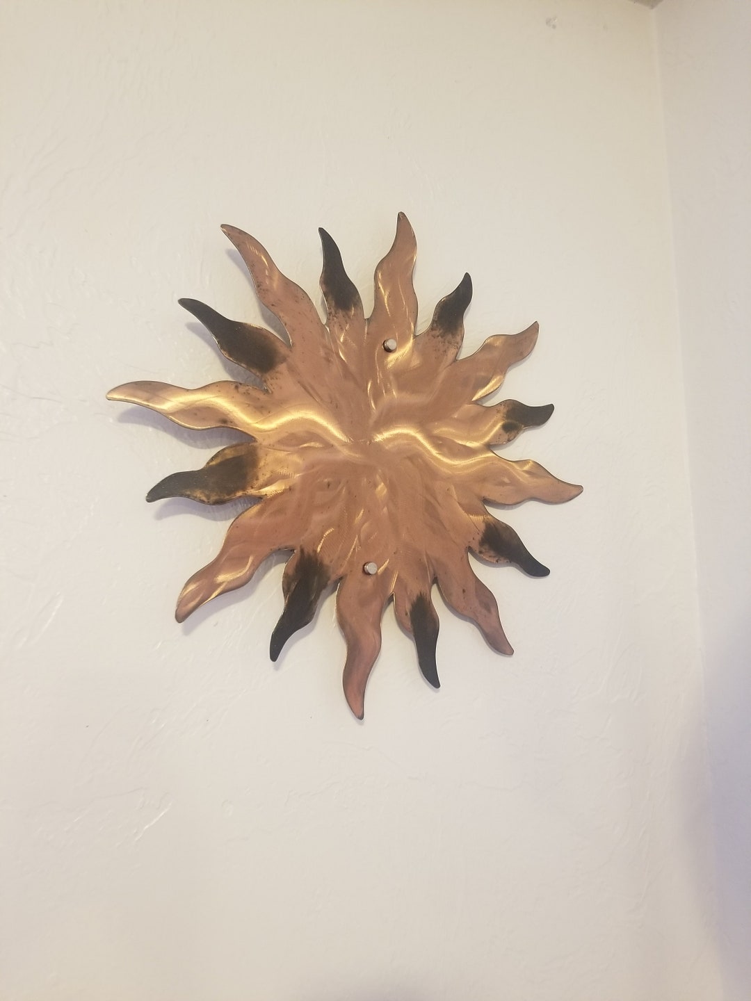 Wall Decor Sun, Indoor Rustic Sun, Outdoor Wall Decor, Recycled Steel ...