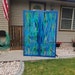 Large Modern Gate Metal Art Sliding Gates Plasma Cut Abstract Painting ...