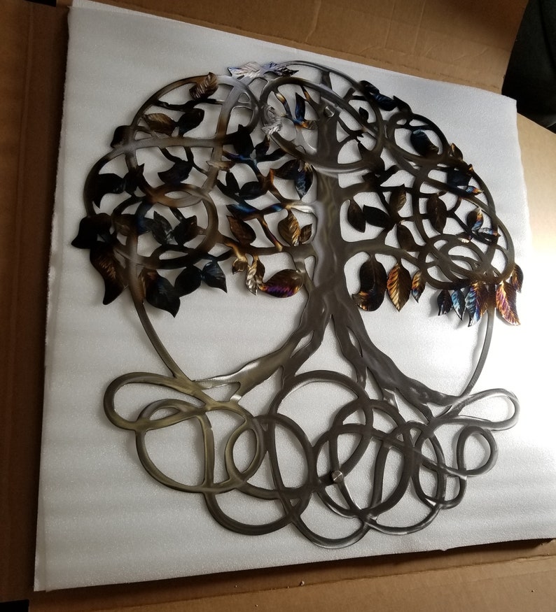 Entrance Gate Tree of Life Centerpiece / Metal Wall Art ETSY | Etsy