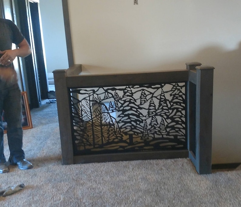 Custom Privacy Screen Fence Front Gate Staircase Insert - Etsy