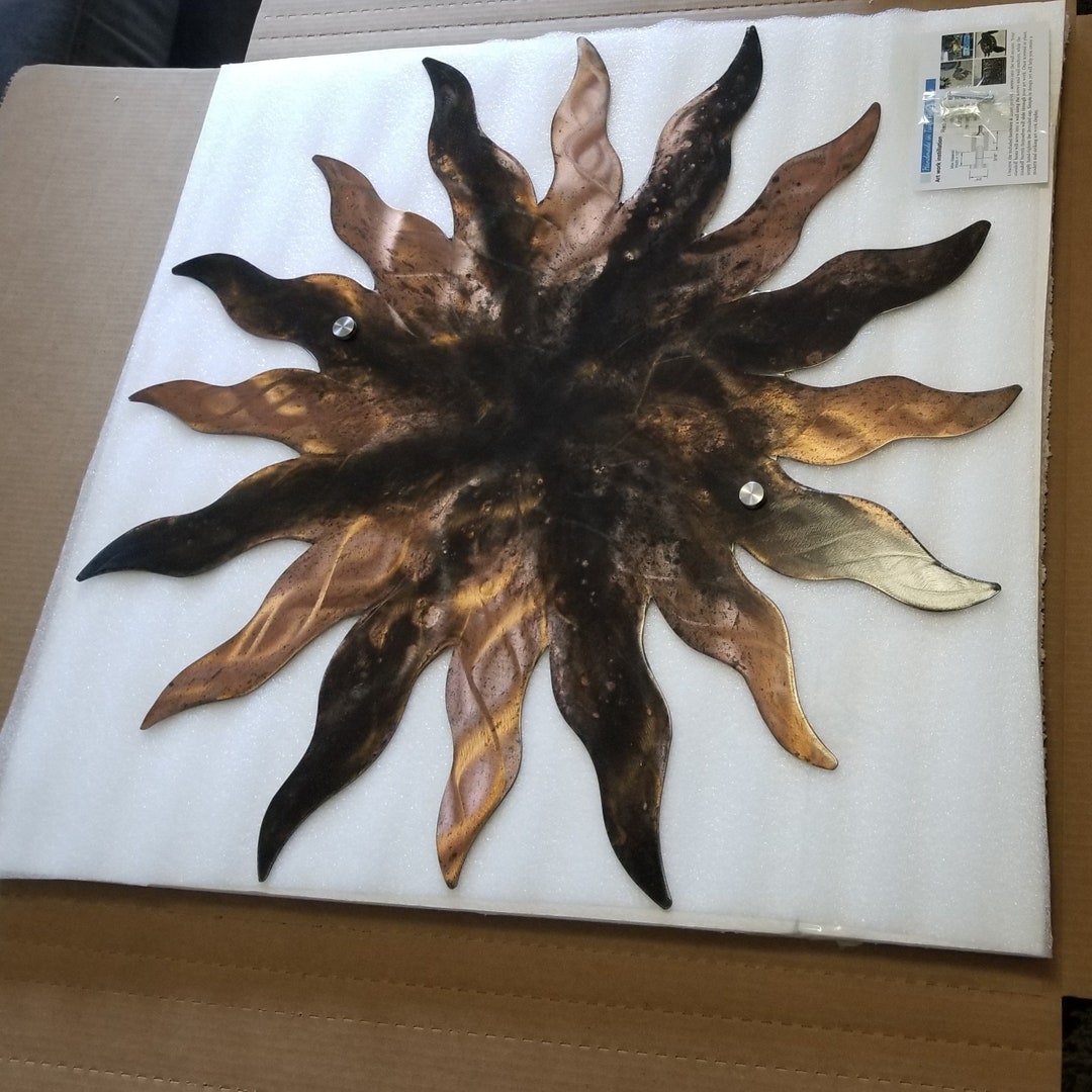 Primitive Rustic Sun Metal Wall Art Lake House Decor Outdoor - Etsy