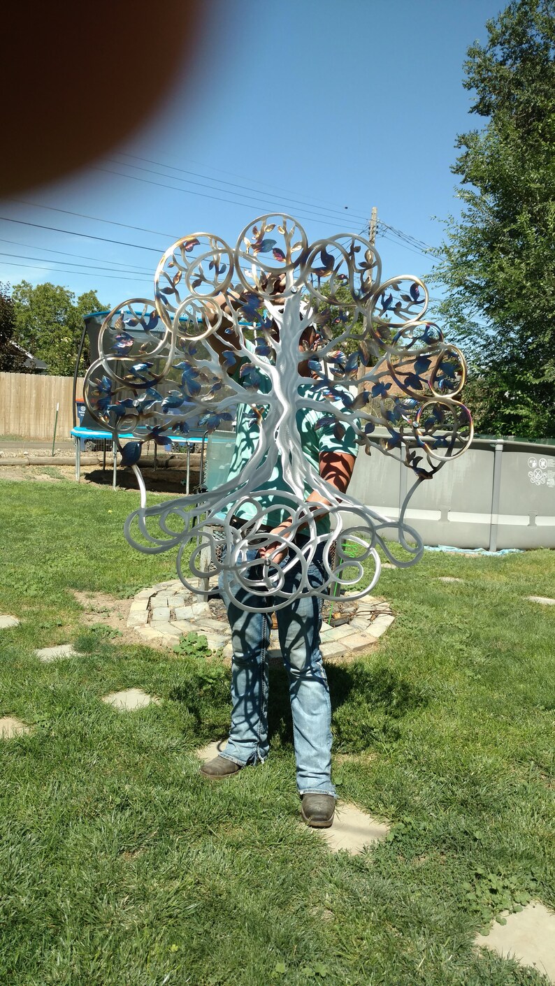 Metal Tree of Life Sign Family Roots Sign Indoor Outdoor - Etsy