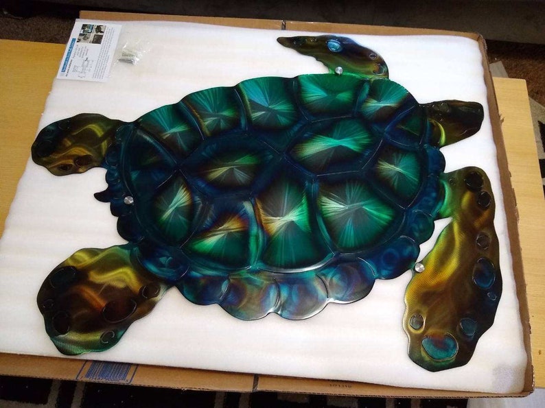 Metal Wall Art Sea Turtle Large Outdoor Wall Art Turtle - Etsy