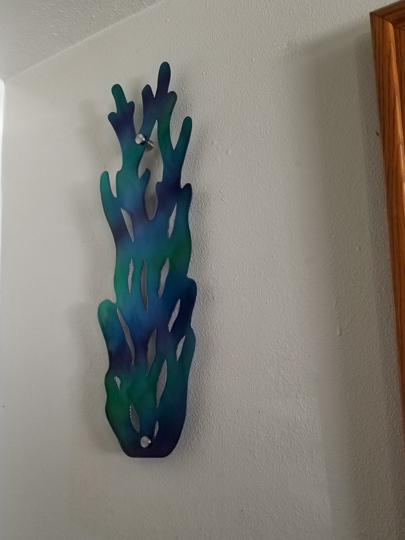 Metal Wall Art Seaweed Decor Etsy Handmade Large Beach Metal - Etsy